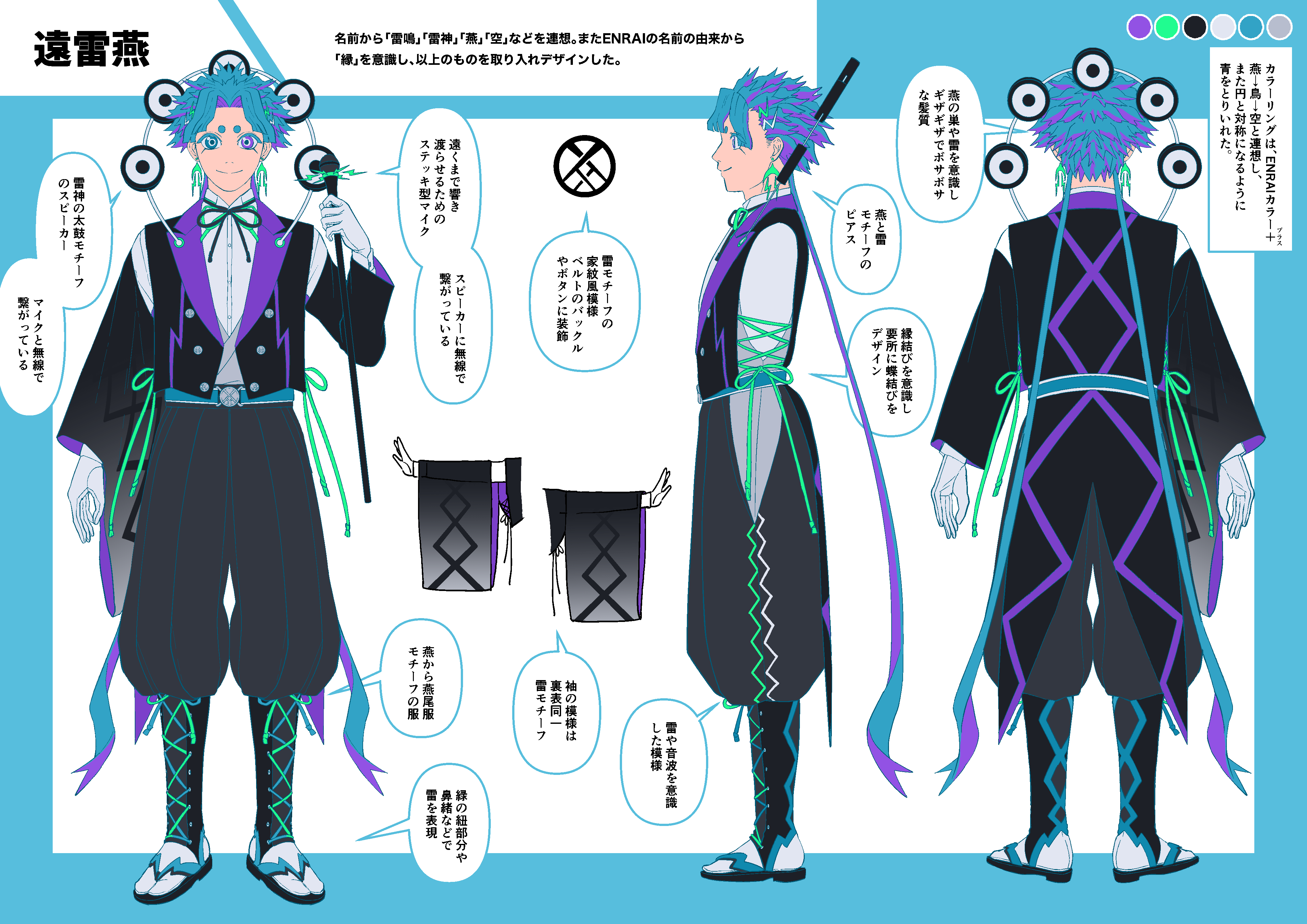 遠雷燕デザイン案 | 作品 | ENRAI - ポートフォリオEC