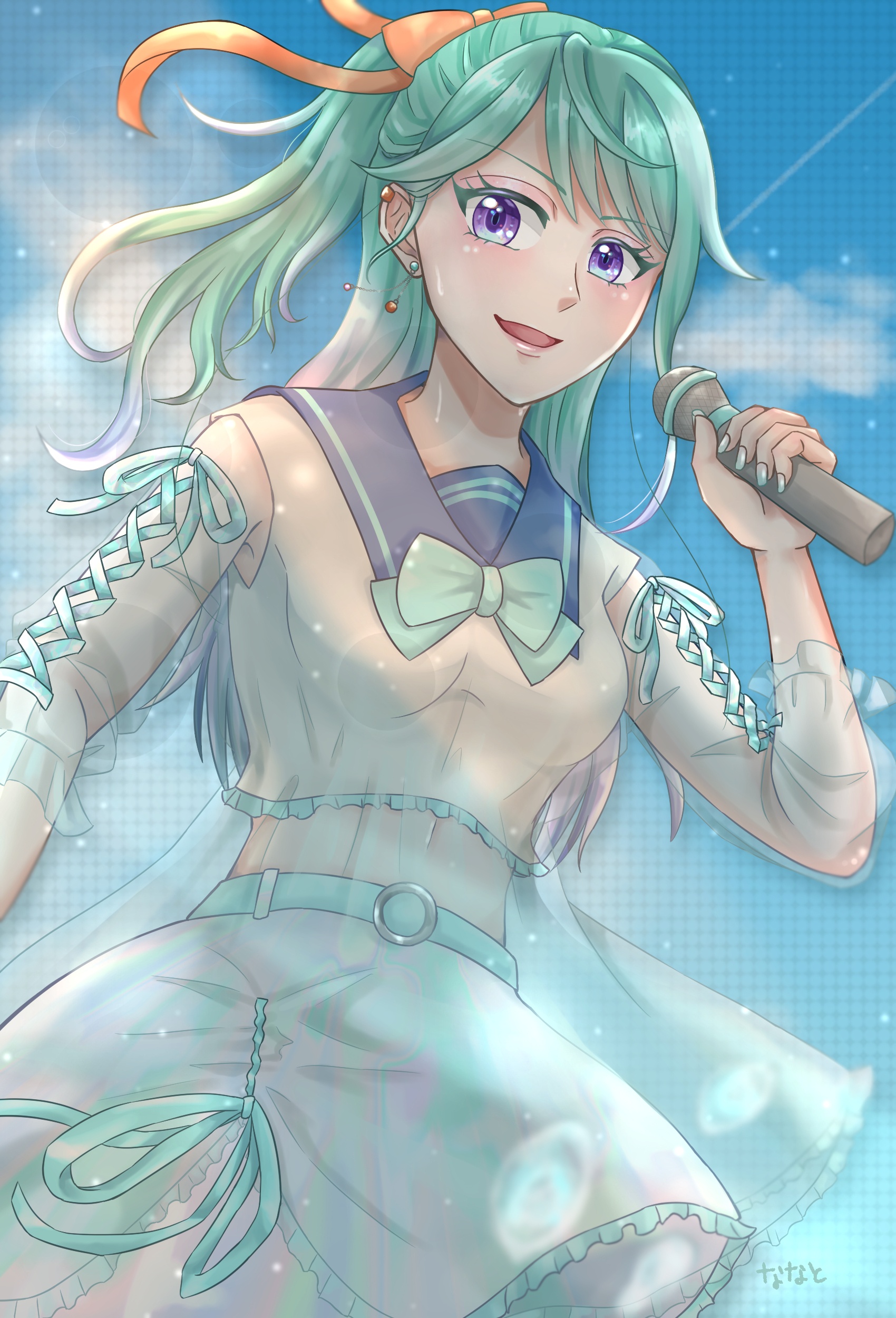 夏フェス☀💙イラスト | 作品 | ENRAI - ポートフォリオEC